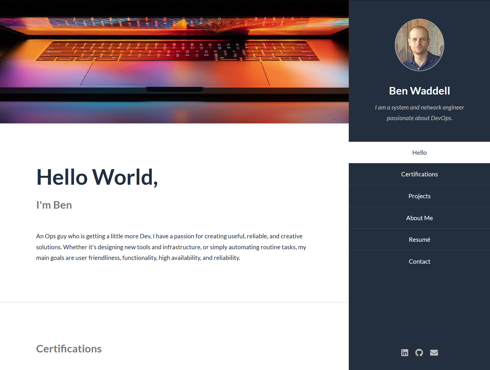 GitHub - benwaddell/website: Files for my personal website, benwaddell.com